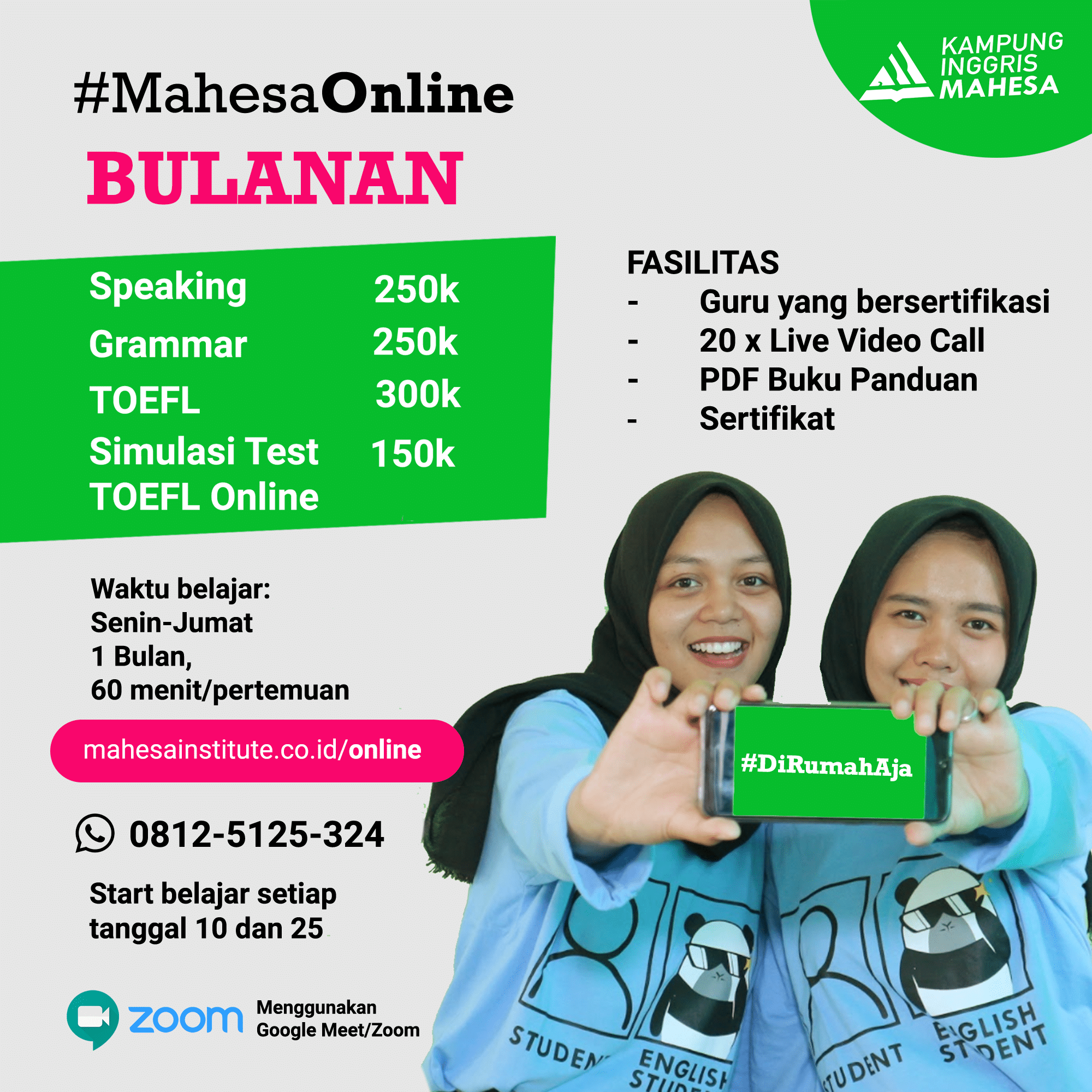 TOEFL - Mahesa Institute