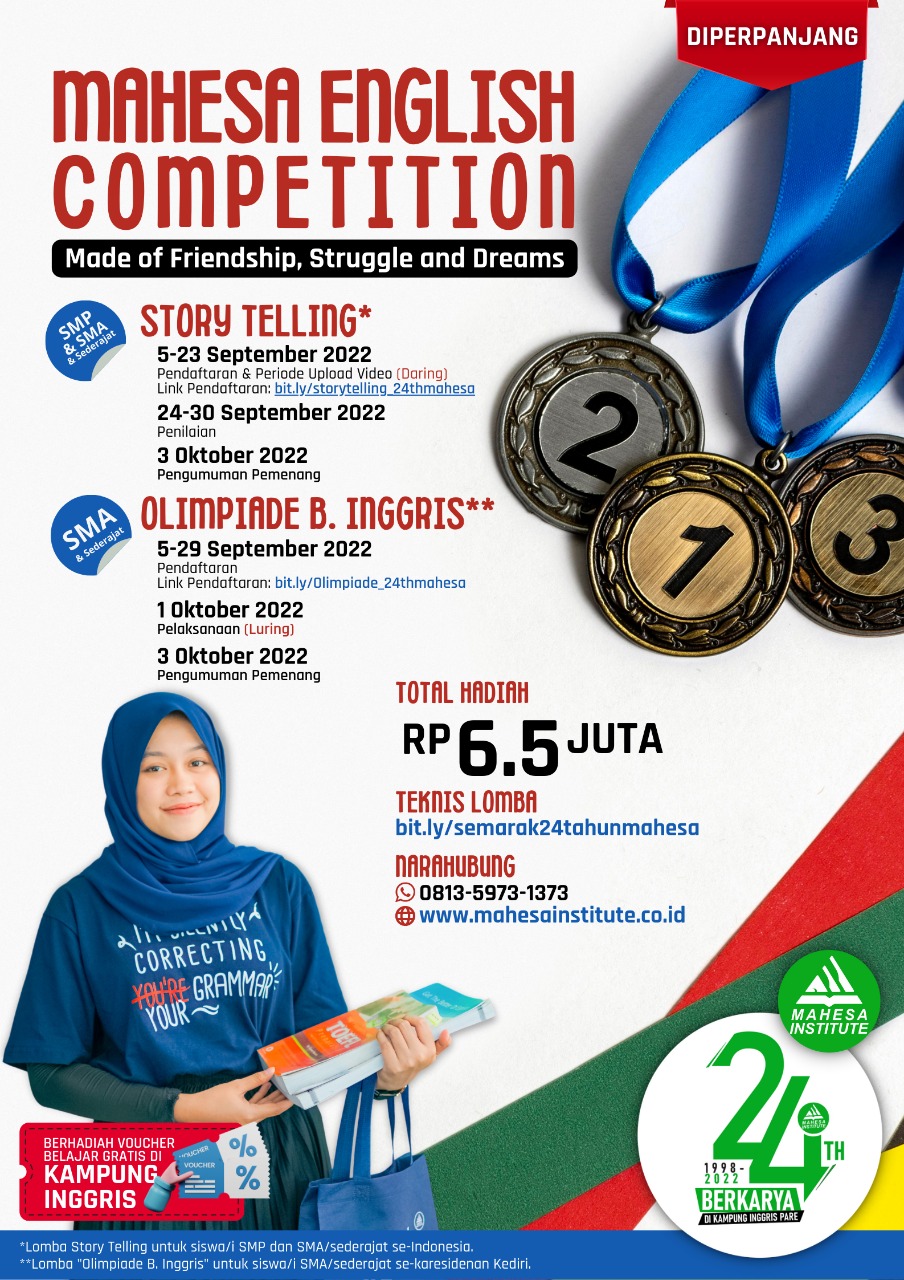 Mahesa English Competition - Mahesa Institute